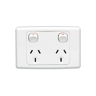 Clipsal Classic 10A Double Powerpoint